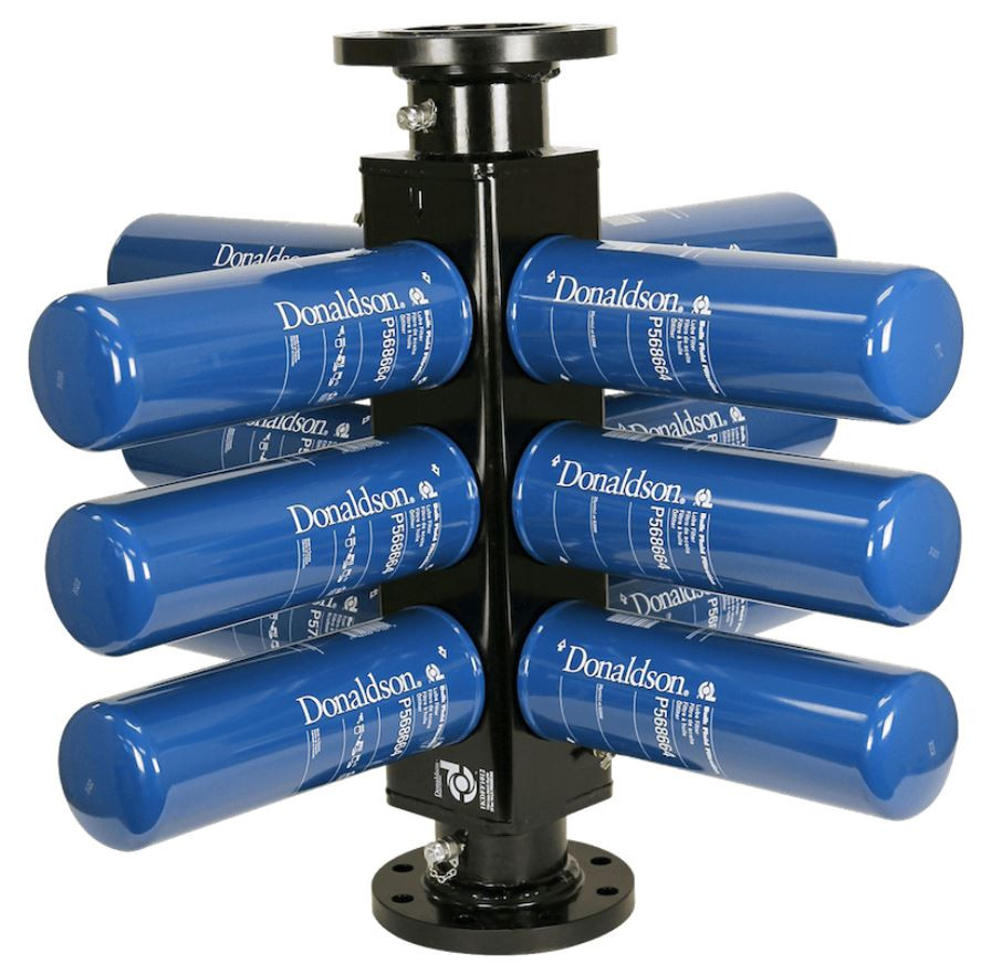 Donaldson Bulk Fluid Manifold - 12 Filters - John M. Ellsworth Company