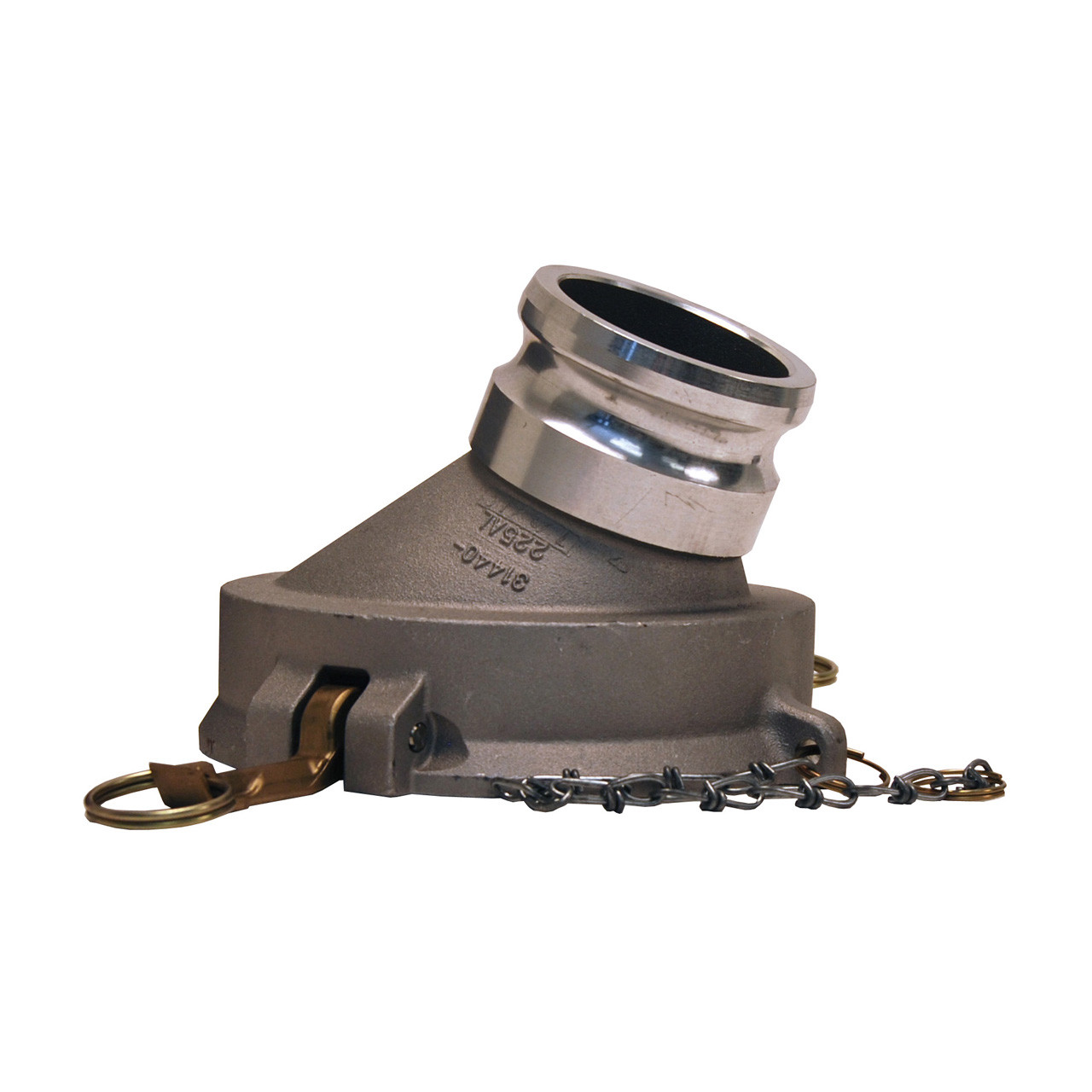 Dixon Aluminum 4 in. API x Male Gravity Drop Adapter w/ Nitrile Rubber ...