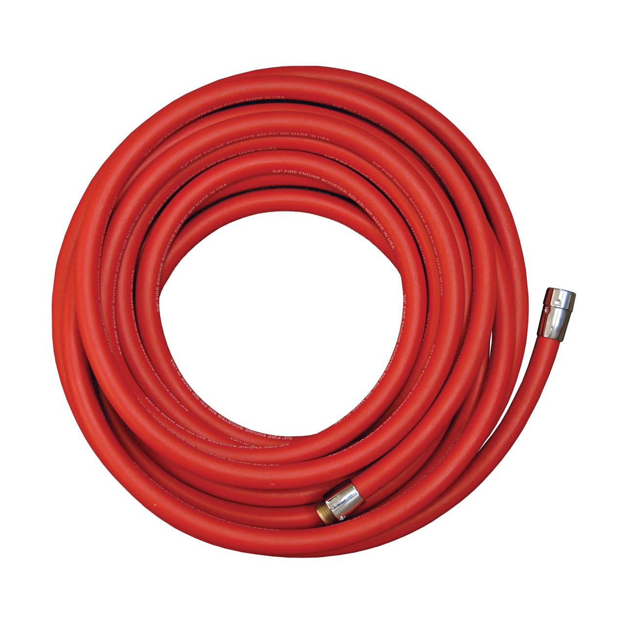 Dixon 1 in. Non-Collapsible EPDM Chemical Booster Fire Hose w/ Aluminum ...