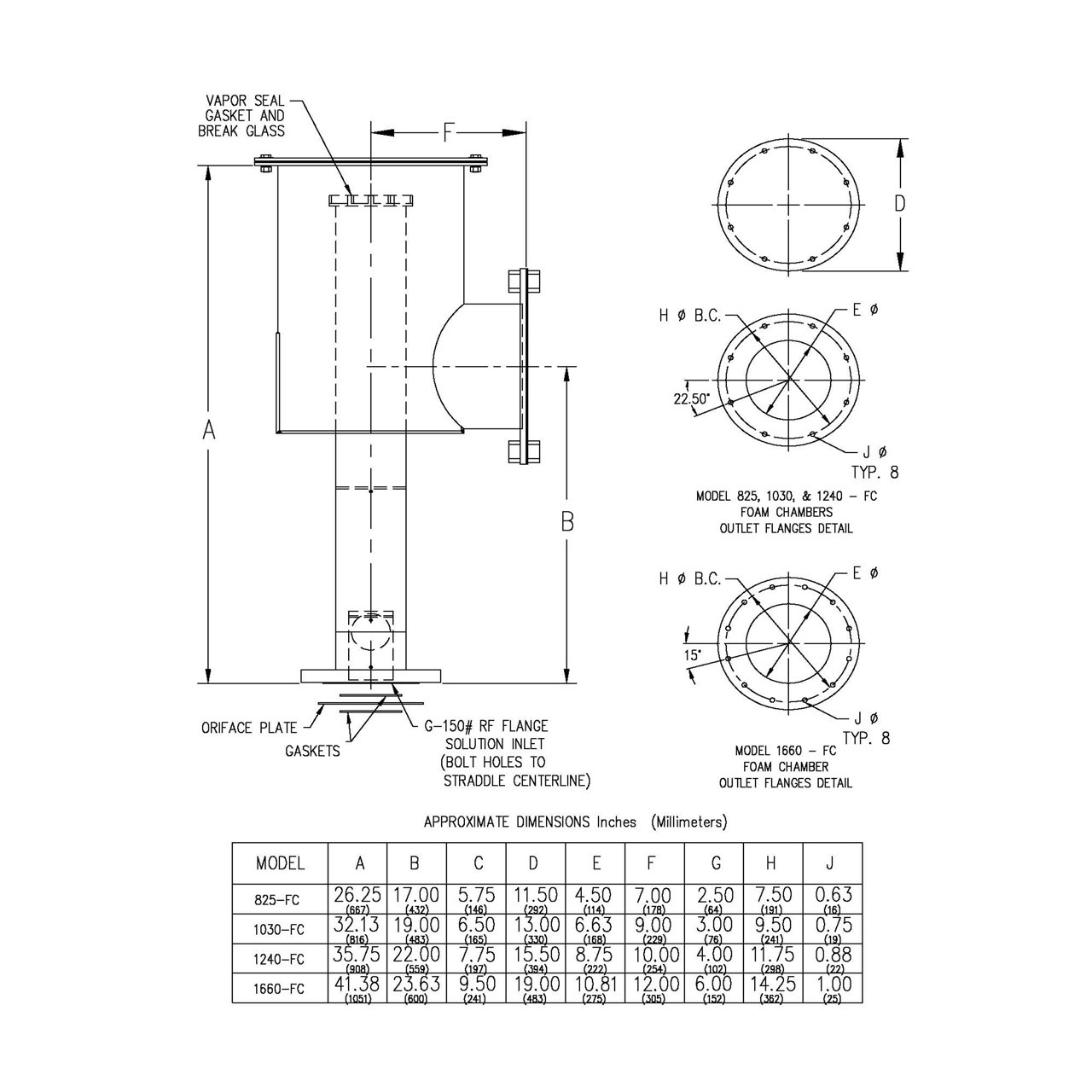 Magnum Fire Foam Chamber w/ Split Deflector Plate - John M. Ellsworth ...
