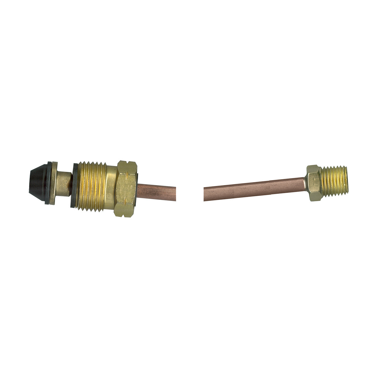 Fairview Fittings 1/4 in. Copper Short POL x Short POL Propane Gas ...