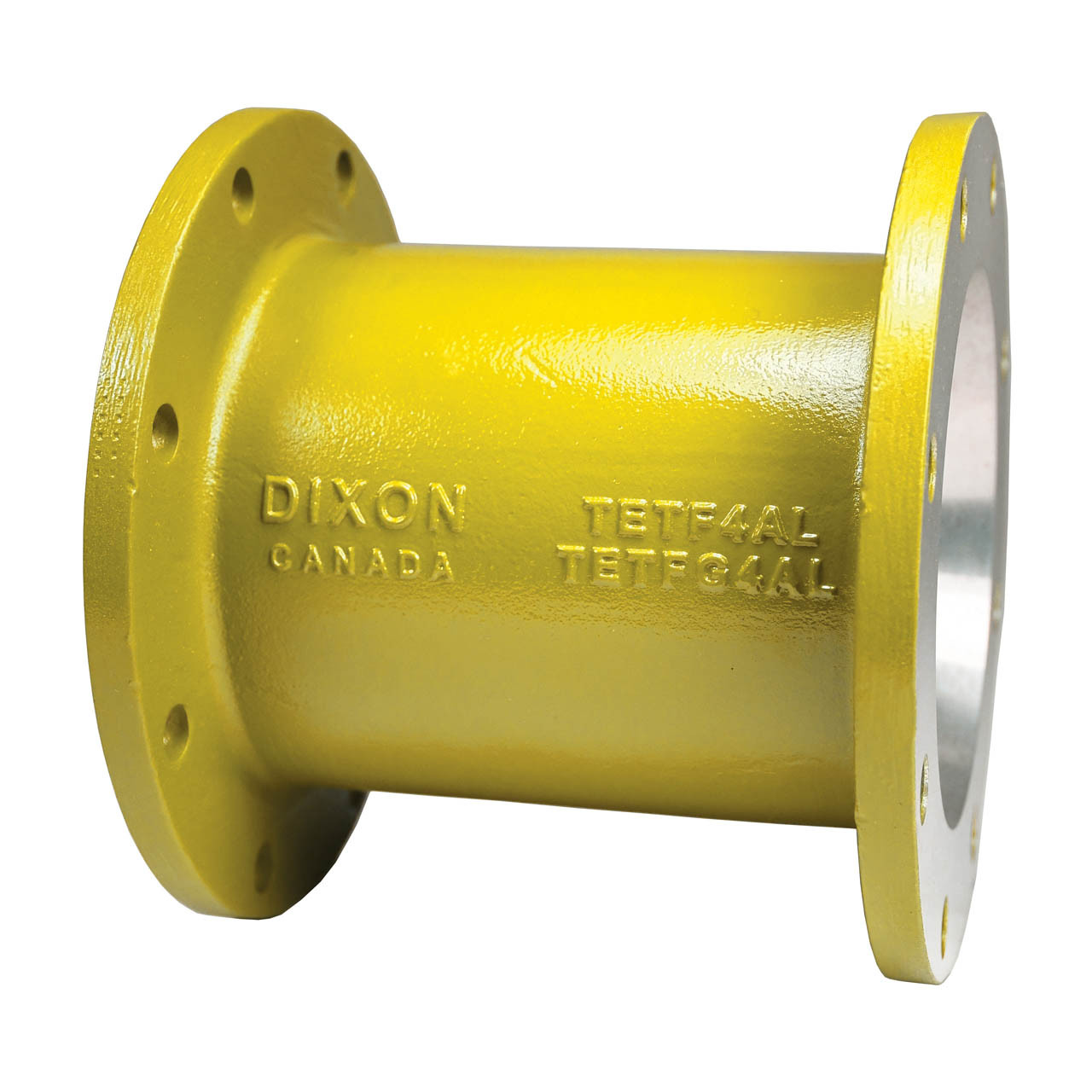 Dixon 4 in. Aluminum TTMA Flange Extension - Yellow