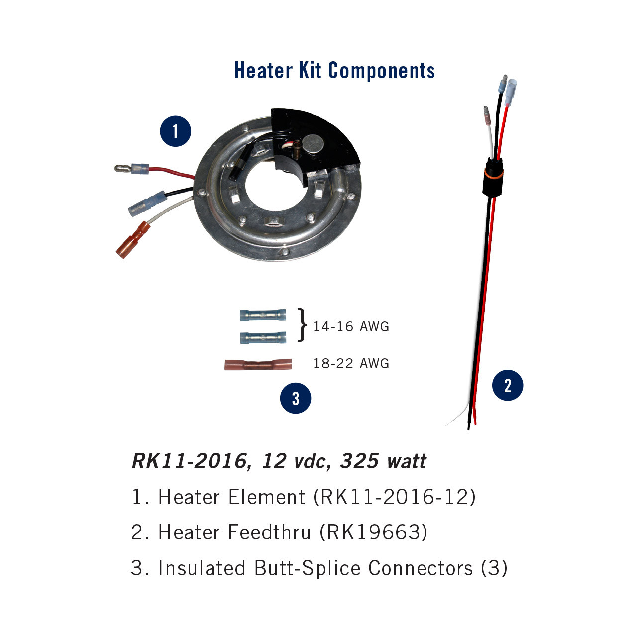 Parker Racor RK11-2016 Heater Kit for 900FH and 1000FH Turbine Filters