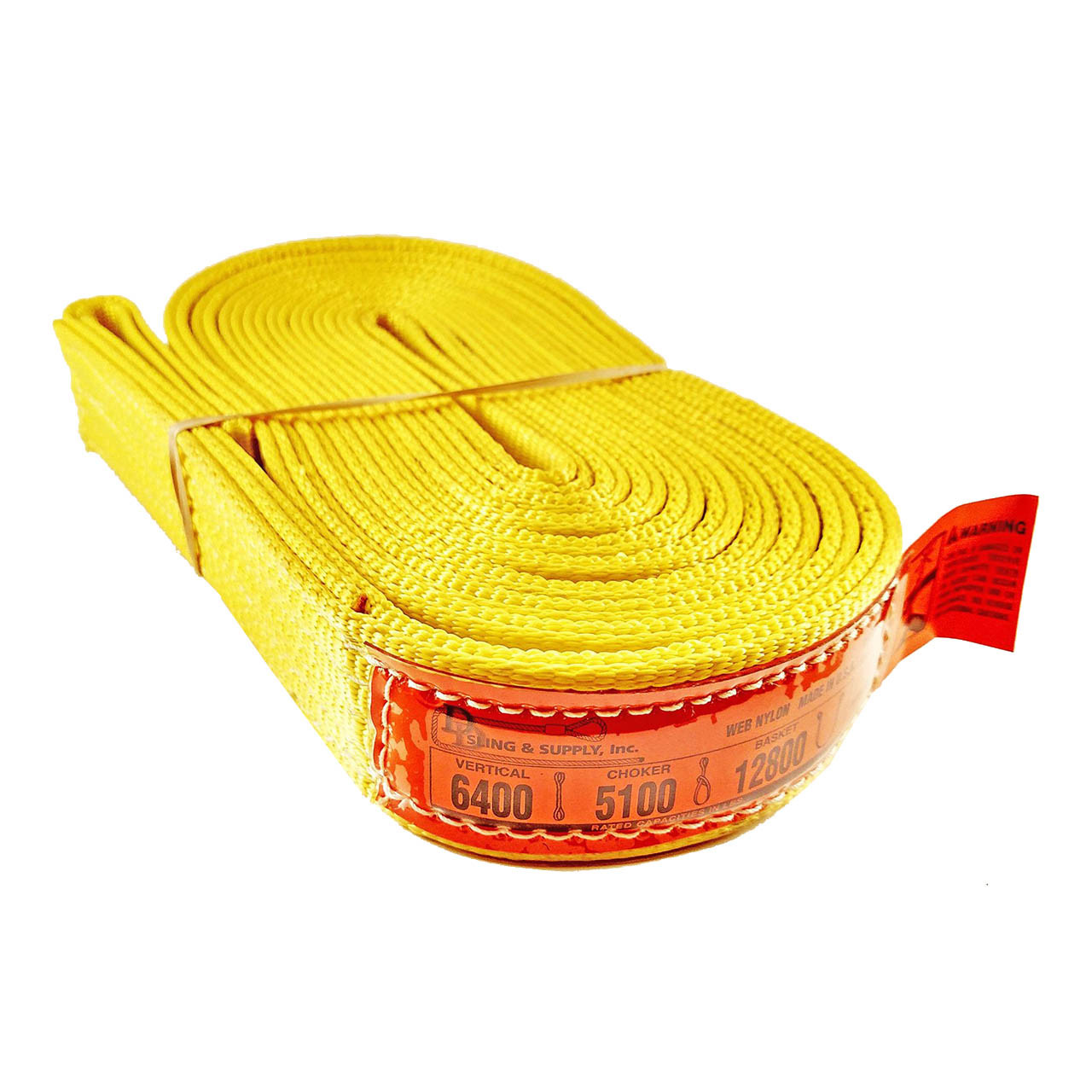 DD Sling 2 in. W Heavy Duty Type 3 Flat Eye & Eye, 2-Ply Nylon Sling ...