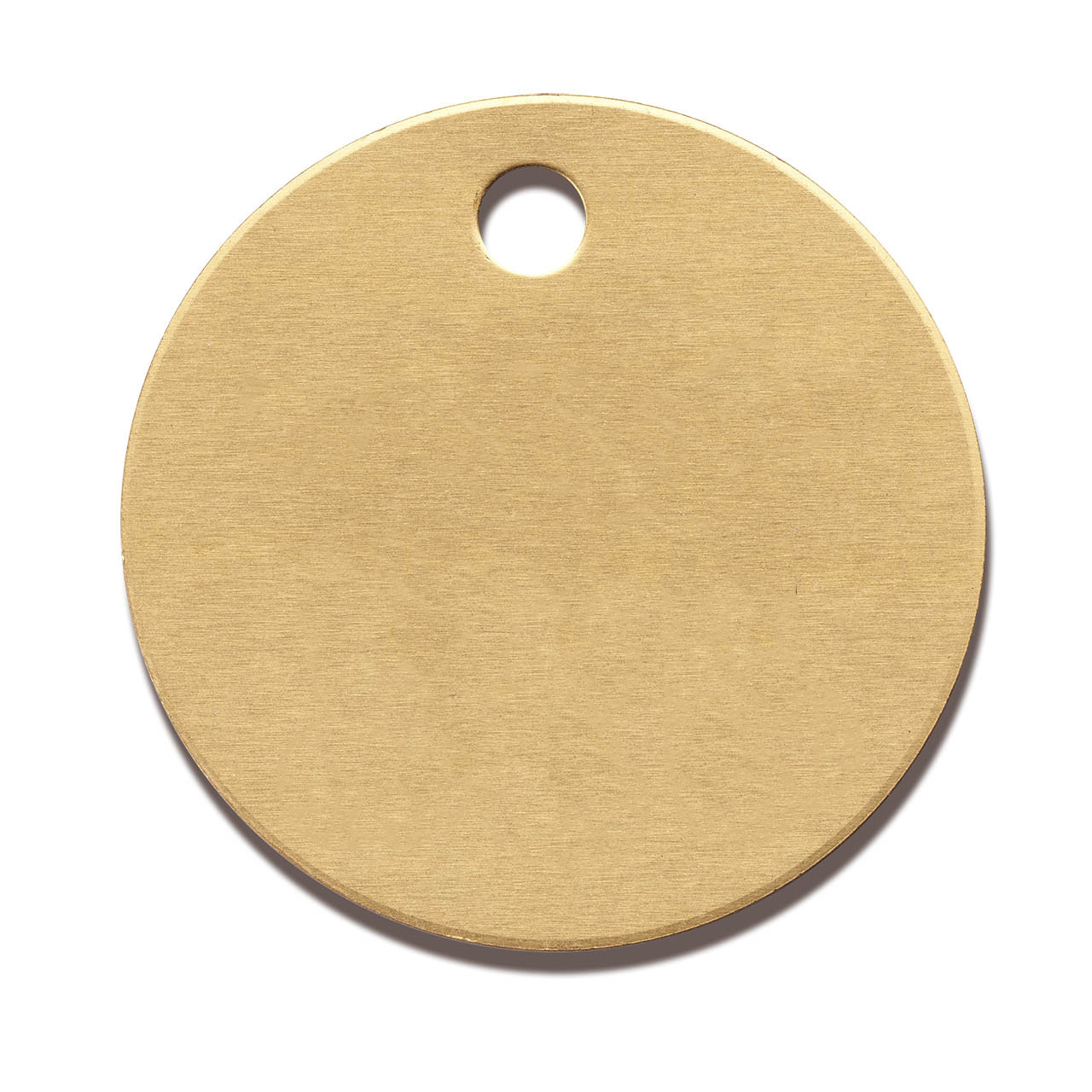 Marking Services BVT Round "Number Only" Brass Valve Tags, w/Top Hole ...