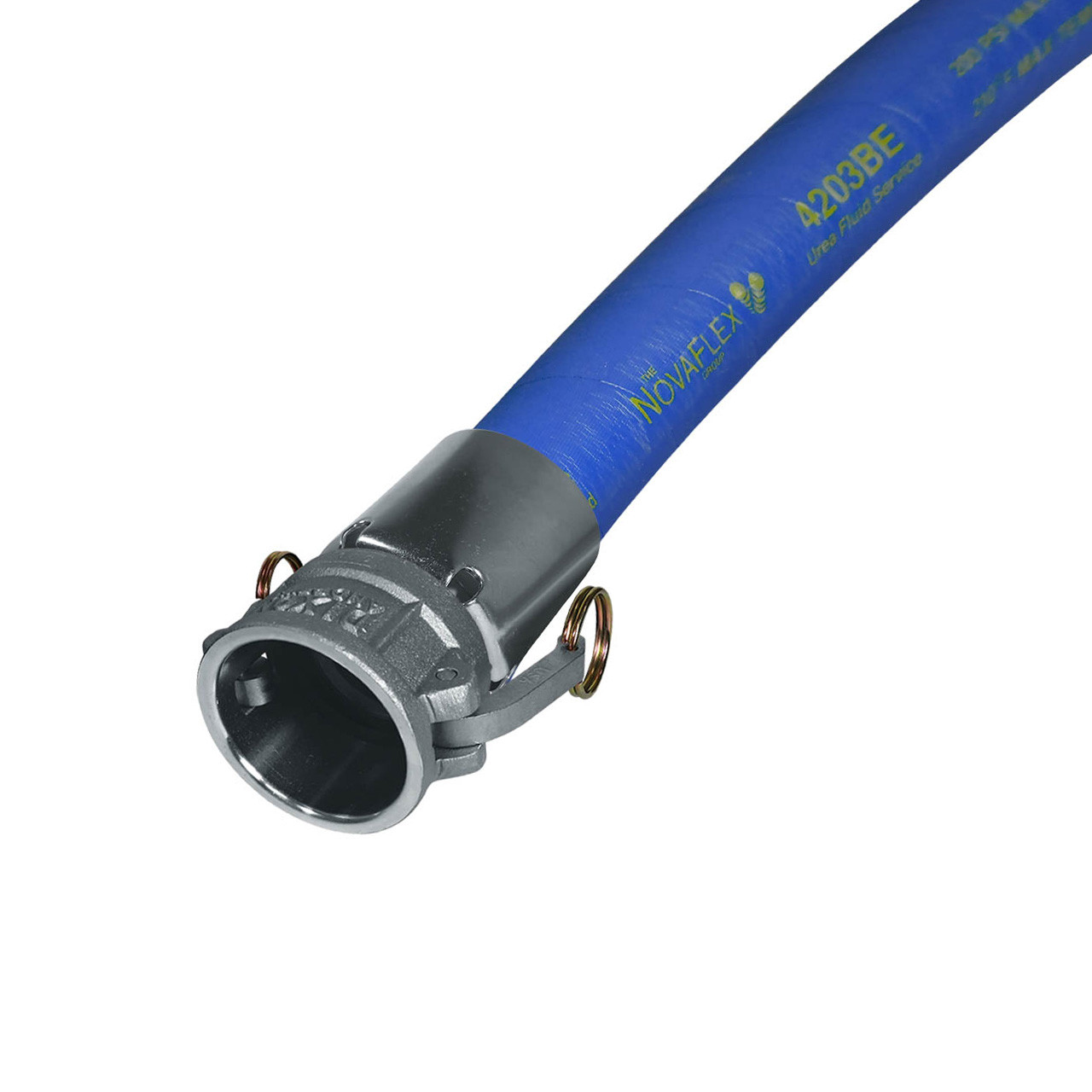 Novaflex 4203 2" Blue DEF Transfer Hose Assembly, CxC Ends