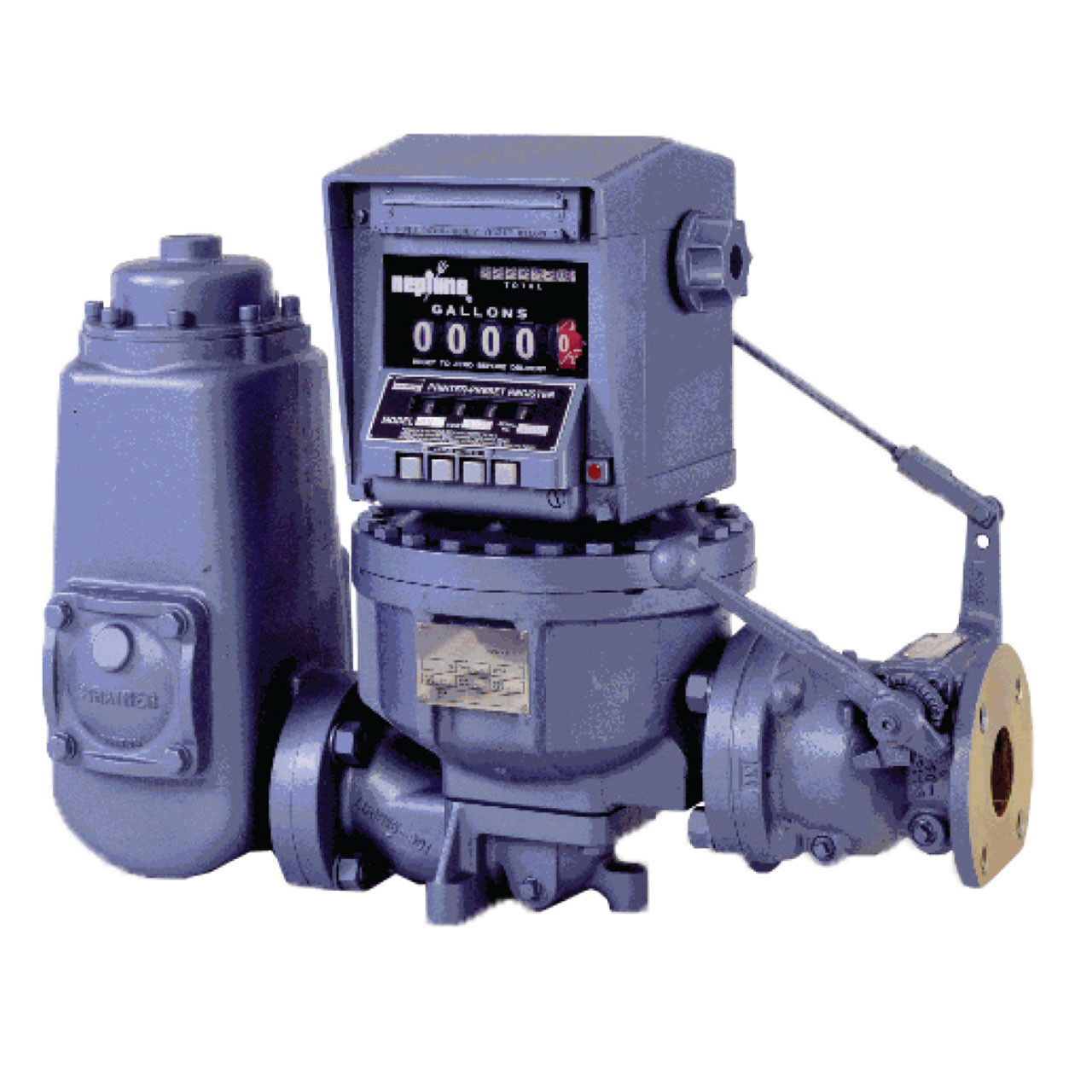 Red Seal Type 4-MT Petroleum Tank Truck Flowmeter w/ 834 Register, Air ...