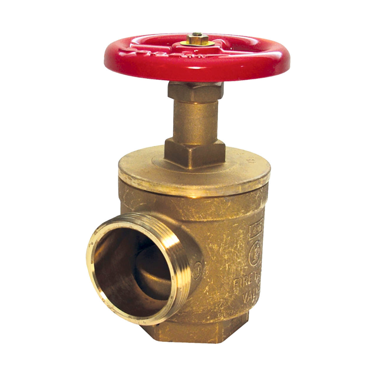 Dixon 2 1/2 in. NPT x 2 1/2 in. NST Global Forged Brass Angle Hose ...
