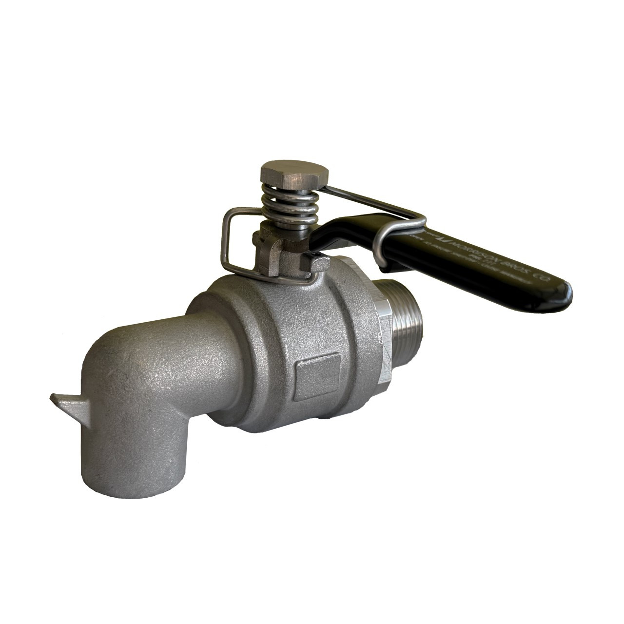 Morrison Bros. 111 1 in. NPT Stainless Steel Spring Actuated Ball Valve ...