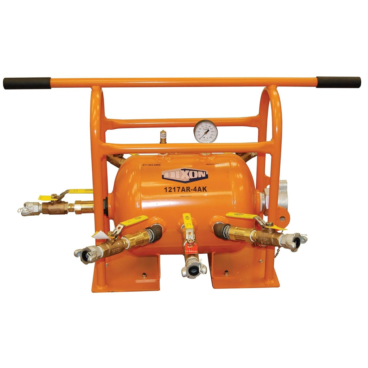 Dixon 1217AR-4AK 7-Gal ASME Air Receiver Manifold with Air King ...
