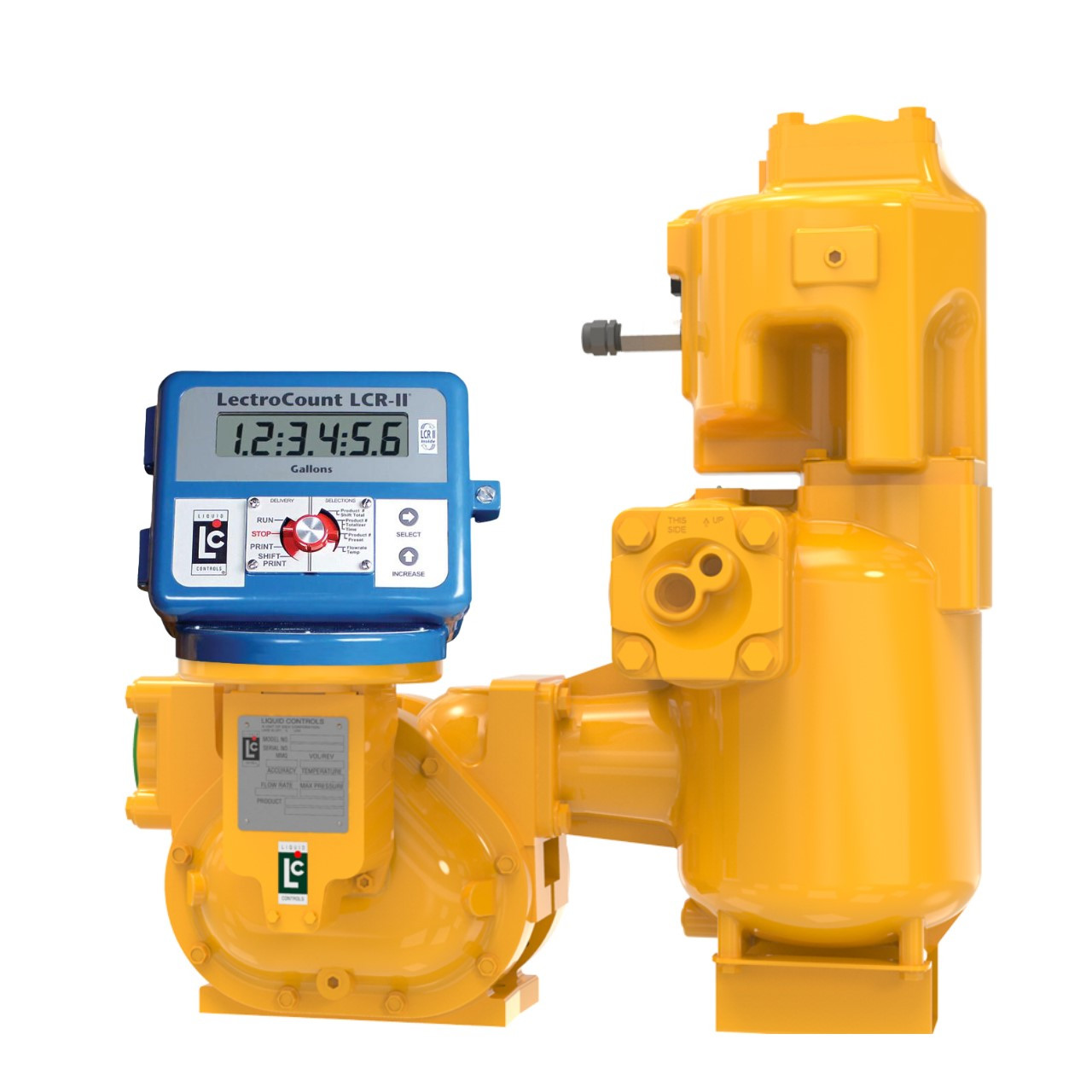 Liquid Controls M25C1 3 in. Flanged 300 GPM Meter and Electronic ...