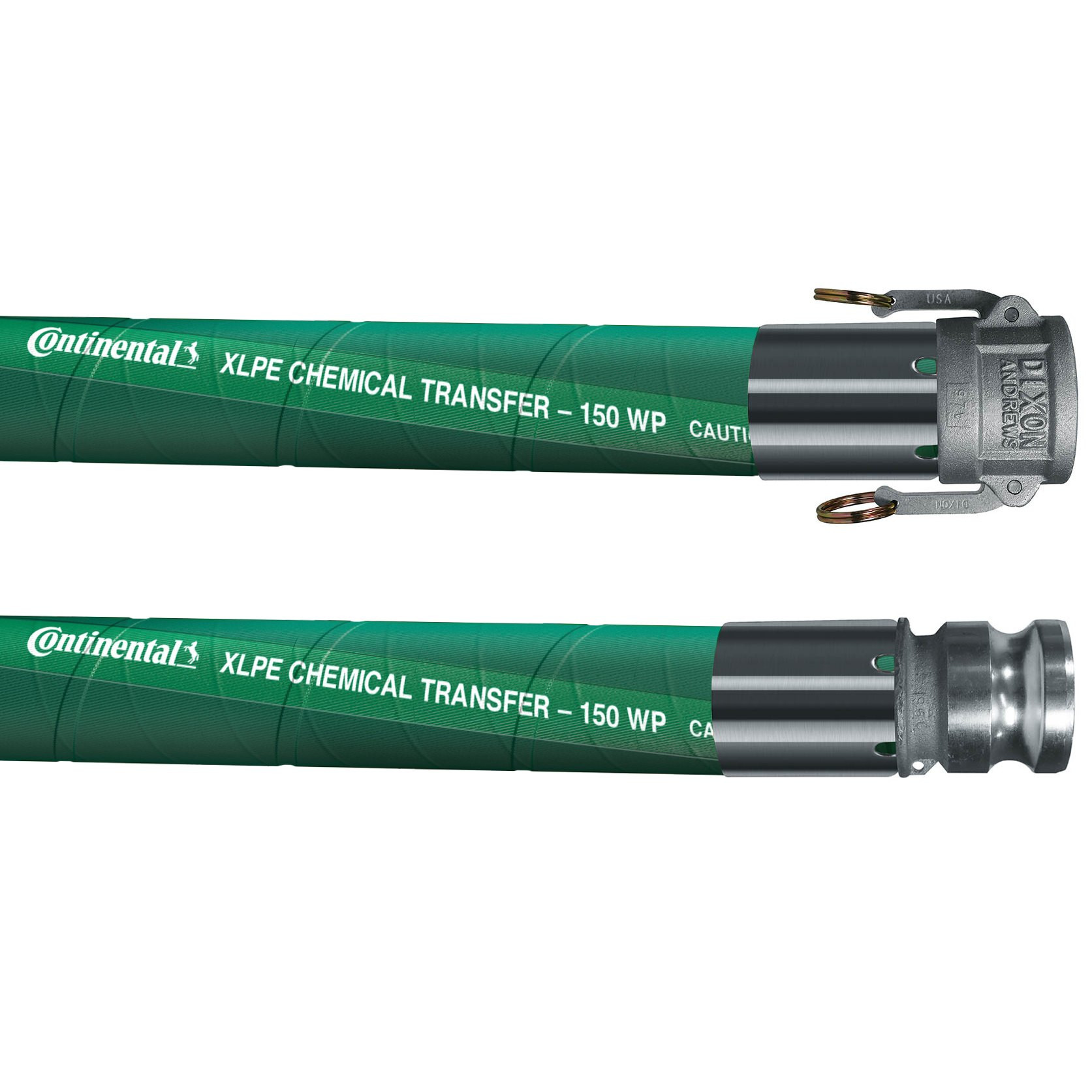 Continental ContiTech XLPE 2 in. 150 PSI Chemical Transfer Hose w ...