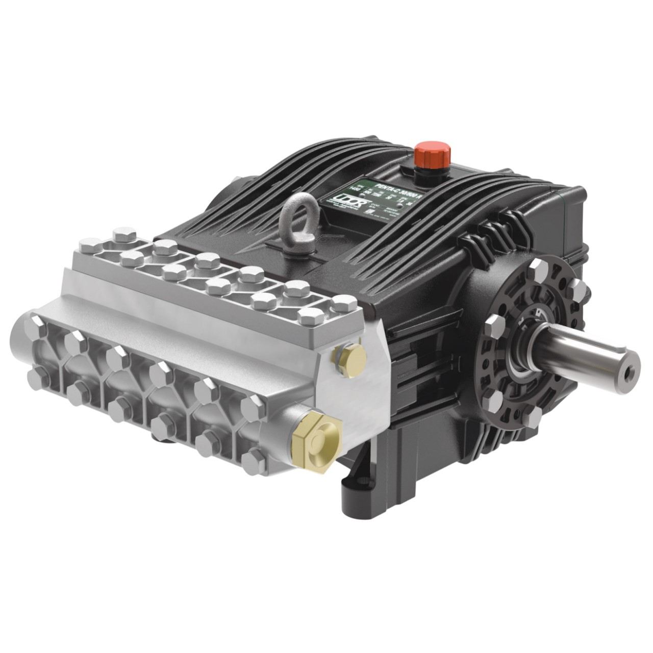 Udor PENTA C 30/600 R Plunger Pump W/ 35 mm Solid Keyed Shaft, 7.9 GPM ...