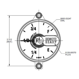 Rochester Gauges R3D-IND Remote Ready Dial - John M. Ellsworth Company