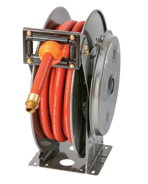 Hannay N800 Series Spring Rewind Fuel Hose Reel w/ BC Gas Hose - 3/4 in ... Hannay N800 Series Spring Rewind Fuel Hose Reel w/ BC Gas Hose - 3/4 in ...