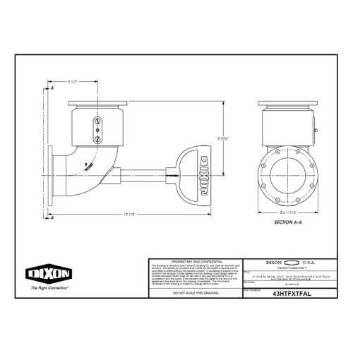 Dixon Style 30 Short Radius Loading Arm Swivel - John M. Ellsworth Company