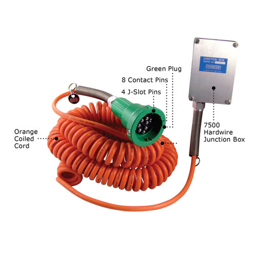 Civacon Green Thermistor Hardwire Junction Box System w/ Coiled Cord ...