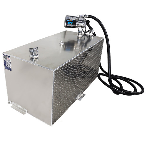 110 Gallon Severe Series Fuel Transfer Tank w/ GPI 20 GPM Pump (12V DC ...