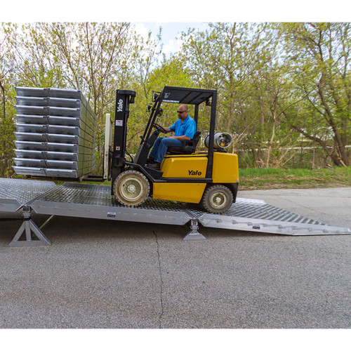 HD Ramps Portable Yard Ramp- 7 1/2 ft. W x 34 ft. 2 in. L, 25,000 lb ...
