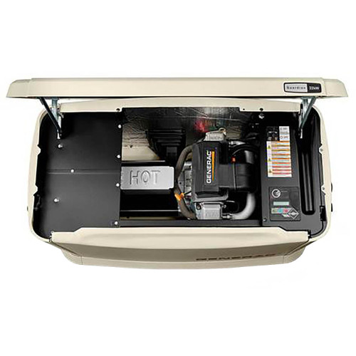 Generac 7228 Guardian Air-Cooled Home Backup Generator w/200 Amp ...