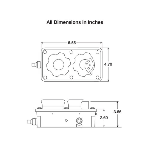 Scully DuoCept™, 5-Wire Optic & Thermistor Overfill Sockets