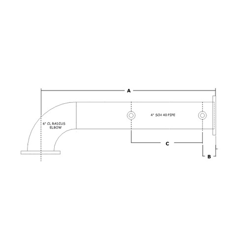 JME Counterweight Arm Horizontal Section