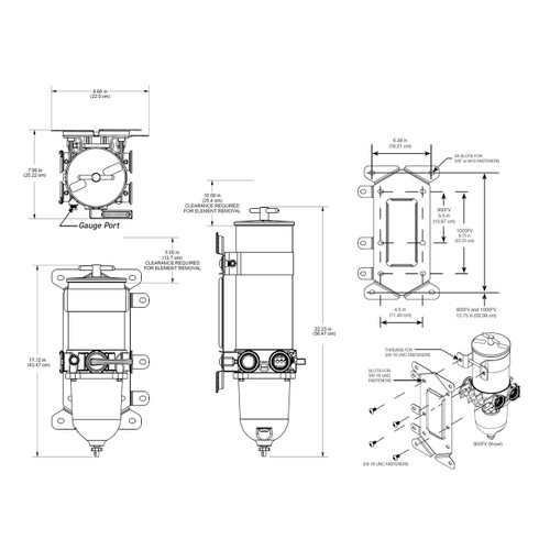 Racor 900FV Fuel Filter Water Separator - 10 Micron - John M. Ellsworth ...