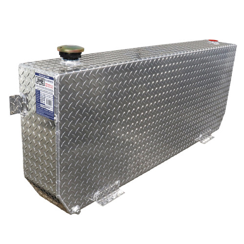 51 Gallon Aluminum Rectangle Fuel Transfer Tank w/ GPI 15 GPM Pump (12V ...