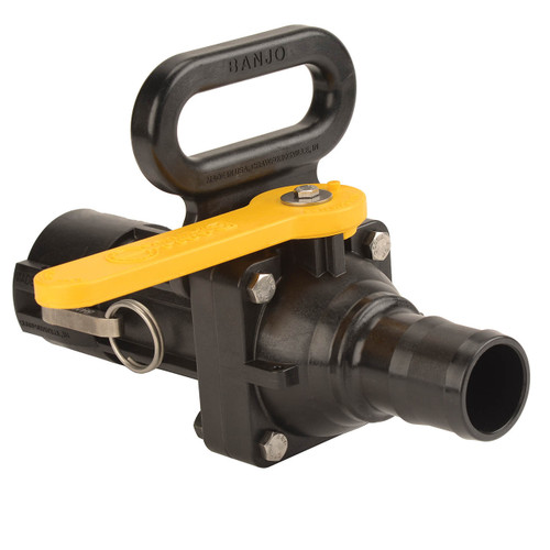 Banjo Easy-Fill™ Polypropylene Bolted Ball Valves w/ Carry Handle ...