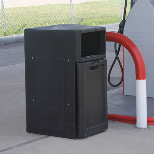Forte Products Convenience Enclosed Top Waste Can - John M. Ellsworth ...