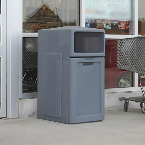 Forte Products Convenience Enclosed Top Waste Can - John M. Ellsworth ...