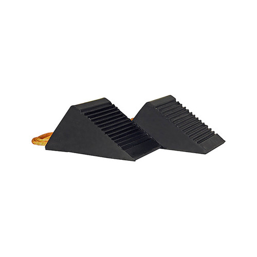 Buyers Products WC35225 Mini Rubber Wheel Chock Set, 2 1/4 in. W x 5 in ...