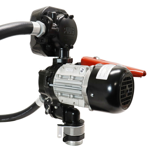 PIUSI Panther EX 72 120V AC Fluid Transfer Pump w/ K90 Meter & 1 in ...
