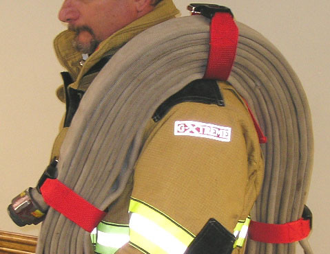 343 Fire Heavy Duty Hose Straps