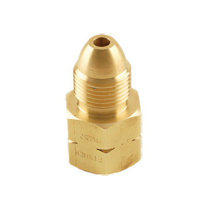 Emerson Fisher Single Piece Male POL x 1/2 in. Female NPT Adapter ...