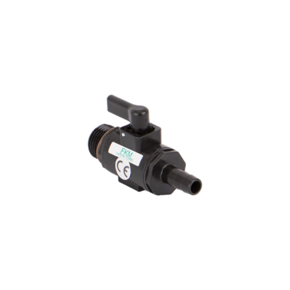 Banjo Poly Micro Valve 3/8 in. Hose Barb x 1/2 in. Male NPT - John M ...