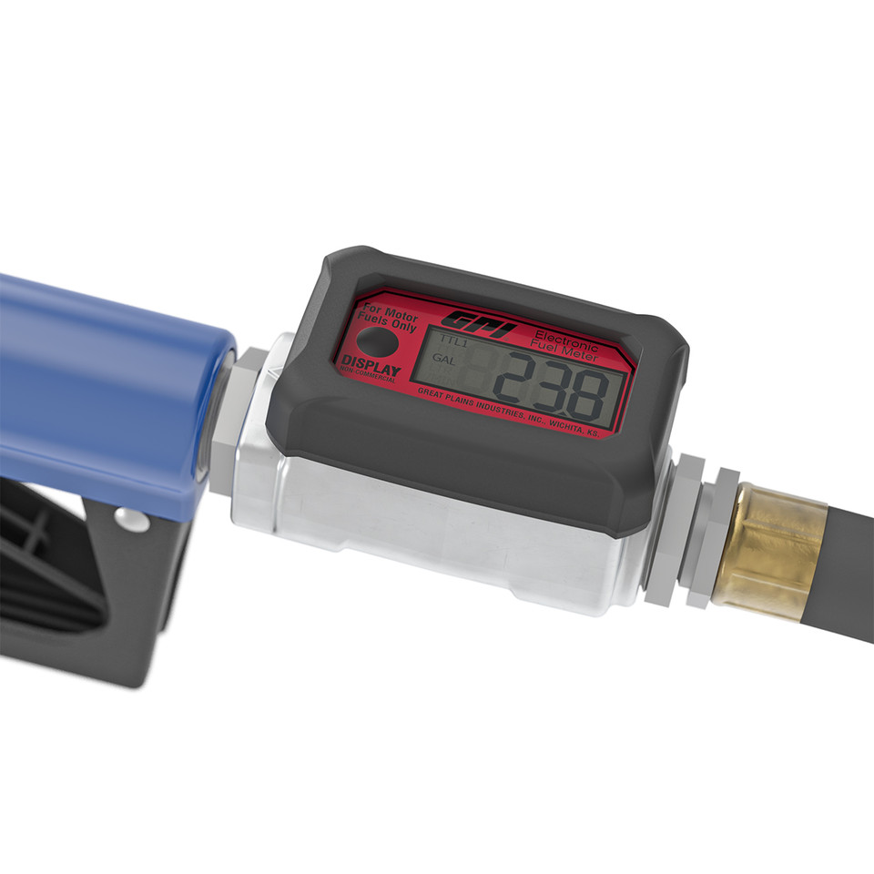 GPI 01A31GM 1 in. NPT Digital Inline Fuel Meter - Gallons - John M ...