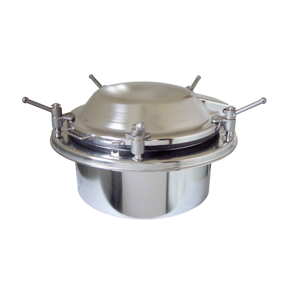 Betts 19 in. Sanitary Manway Assembly w/ Two 3" Nozzles - John M ...