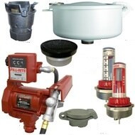 20 GPM Pump & Gas Vent Kit For 300 Gal. x 39 in. Double Wall Skid Tank ...