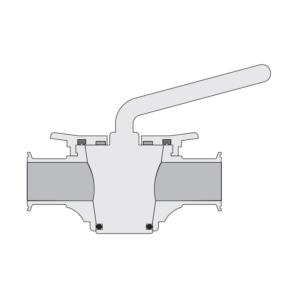 Cipriani Harrison Valves 11 Series 316 Stainless Steel 3-Way Plug Valve ...