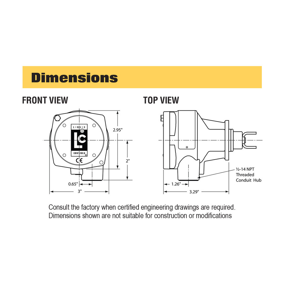 Liquid Controls POD3 Pulse Output Device, Blade Drive, Nitrile Rubber