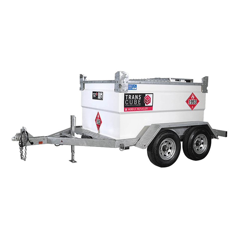 Western Global 757 Gallon Trans Cube Mobile Refueler with Trailer ...