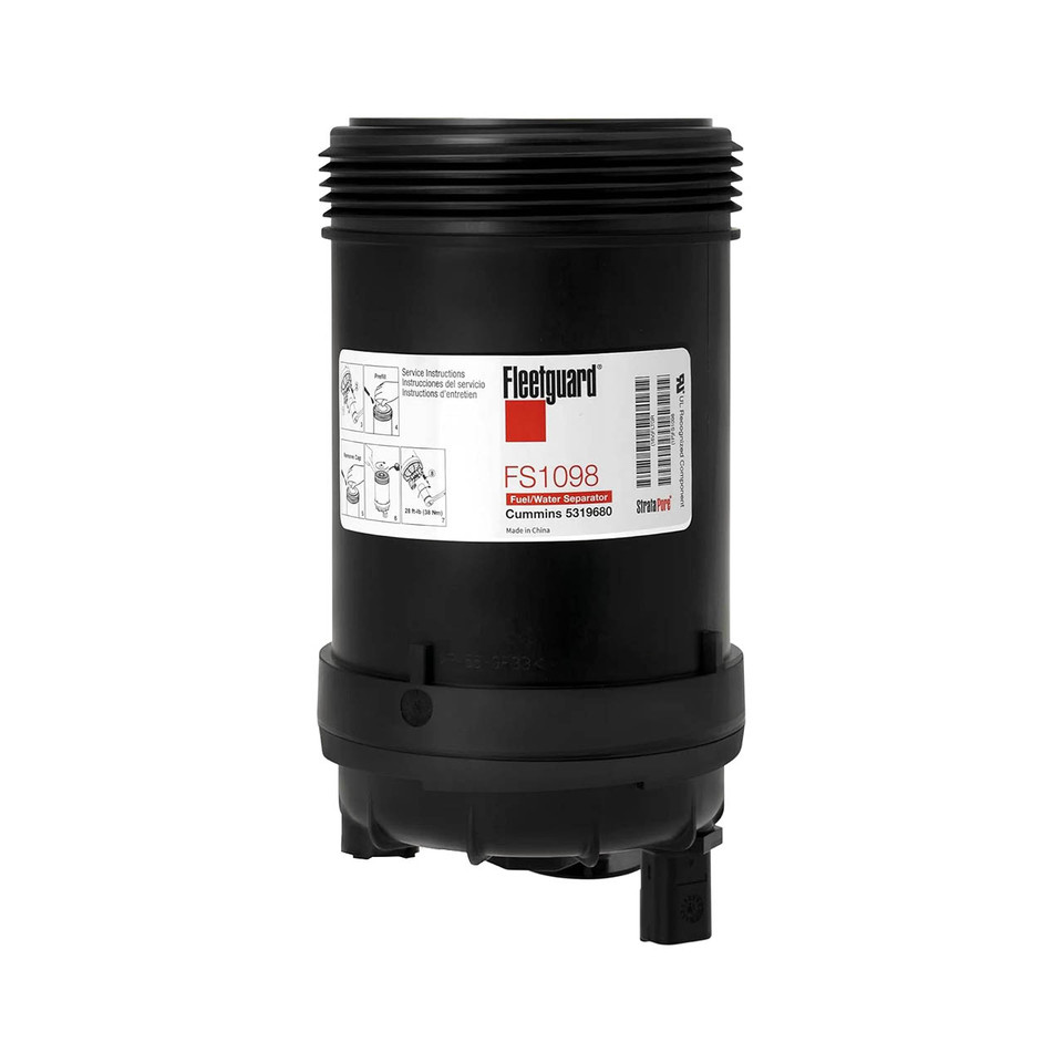Fleetguard FS1098 Fuel/Water Separator Spin-On Filter, Each - John M ...
