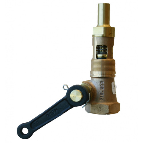 Morrison Bros. 1 1/2 in. Straight Style Emergency Valve w/ FKM Disc ...
