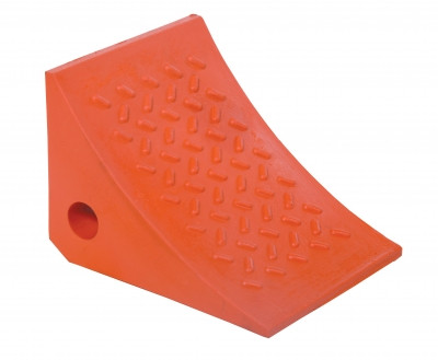 Vestil Molded Urethane Curved Mini Wheel Chock - John M. Ellsworth Company