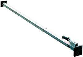 Vestil Two Piece Steel Telescopic Galvanized Cargo Bar - 90 to 139 in ...