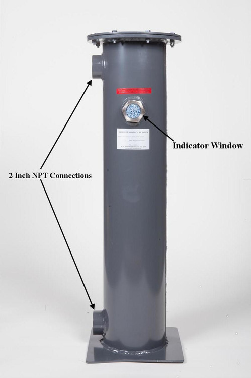 Drierite Company 50105 Storage Tank Vent Drier 2 in. NPT - 50 lb ...