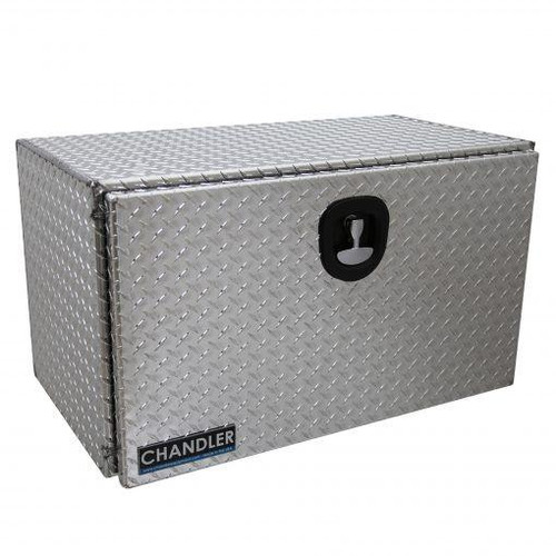 Chandler Equipment Aluminum Tread Plate Underbody Tool Box w/ Drop Down ...