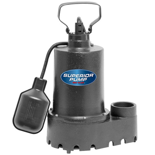Decko Sump Pump with Tethered Float Switch