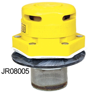 Justrite Vertical Brass & Poly Drum Vents - Poly Vent for Petroleum ...